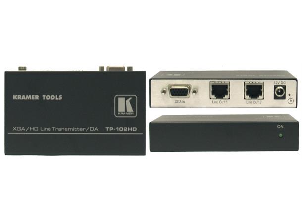 Kramer Extender VGA Tx 2-port 2xTP Max 100 m Extended Range - Leteng AS