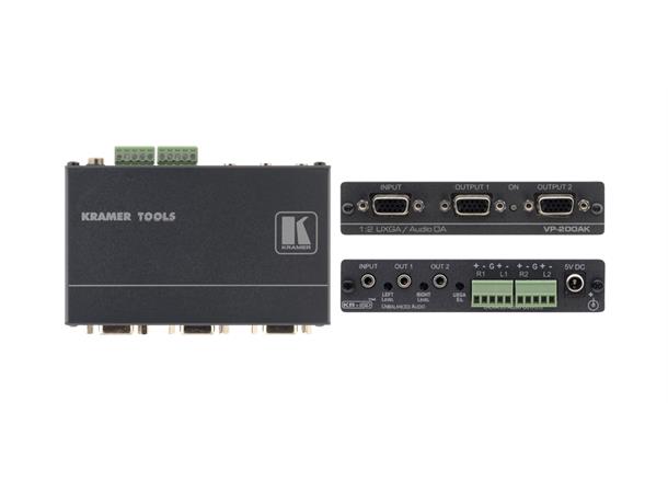 Kramer Splitter 1:2 VGA Audio 510MHz Kr-isp® EQ - Leteng AS
