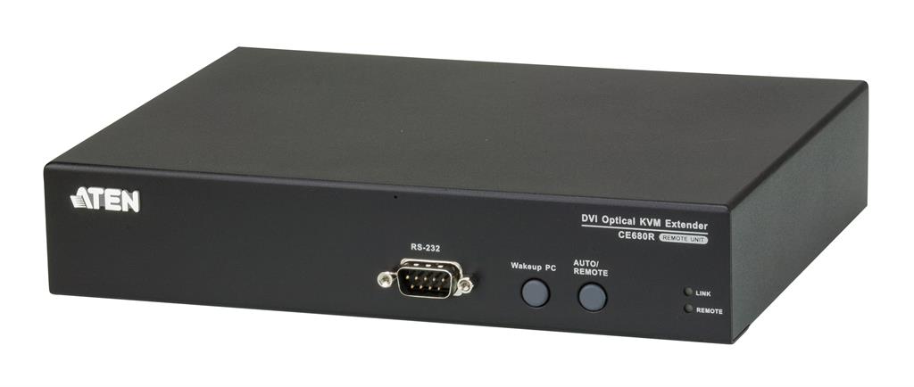 Aten Extender DVI USB-H AUD RS232 Tx/Rx 1xFiberLC SM/MM Max 600m ...
