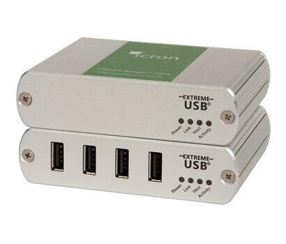 Icron USB-extender - Ranger 2304 USB 2 - CAT- 100 meter- Power RX ...
