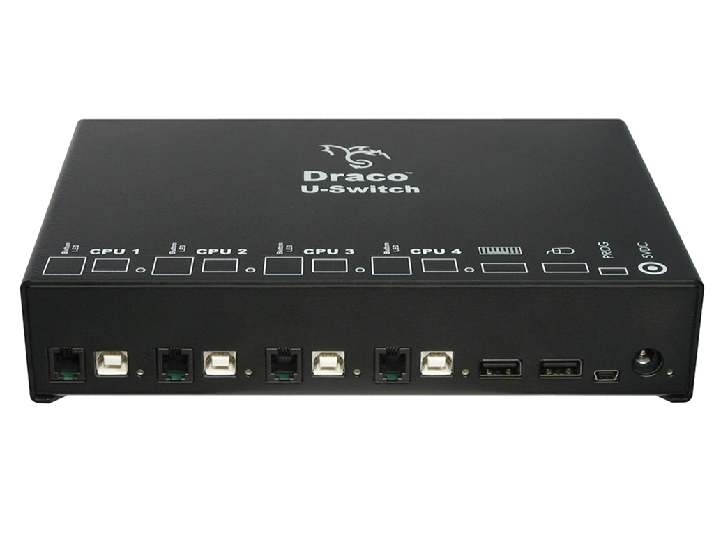 IHSE Draco U-Switch 4-port USB 2.0 KB/Mouse Switch - Leteng AS
