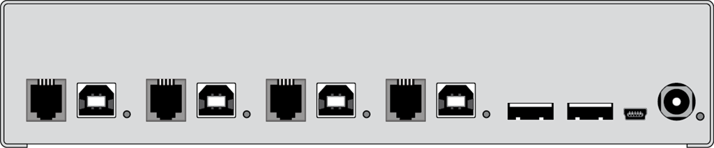 IHSE Draco U-Switch 4-port USB 2.0 KB/Mouse Switch - Leteng AS