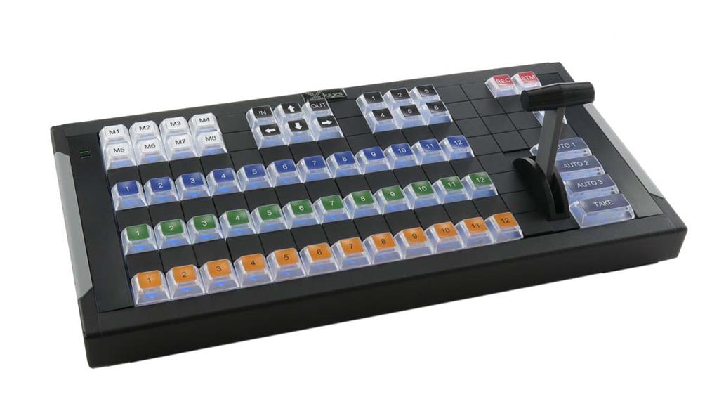 X-Keys XKE-124 T-Bar USB Keyboard 124 Programmerbare taster m. T-bar ...
