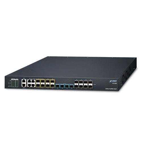 Planet Switch 8-p GPON 4-p Gigabit 4xSFP OLT +4SFP 10G 60W - Leteng AS