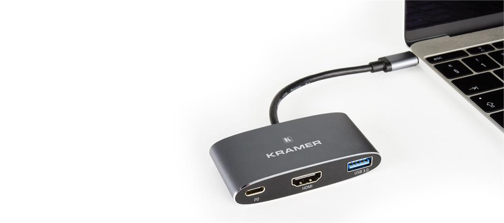 Kramer Adapter USB-C > USB/ HDMI USB-C > HDMI USB3.0 PD 4K - Leteng AS