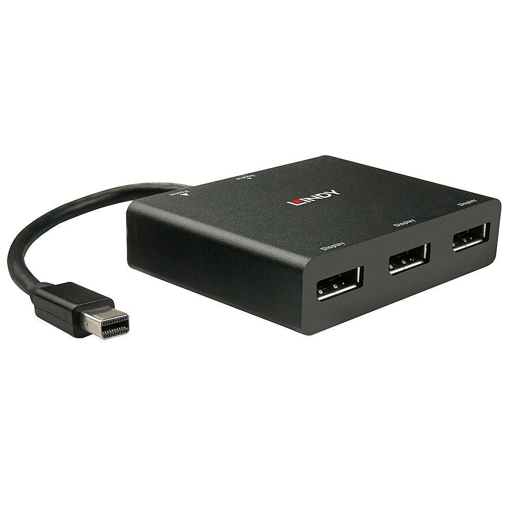 Lindy HUB MiniDP > 3-port DisplayPort Multi-Display MST Hub 4K@60Hz DP1 ...
