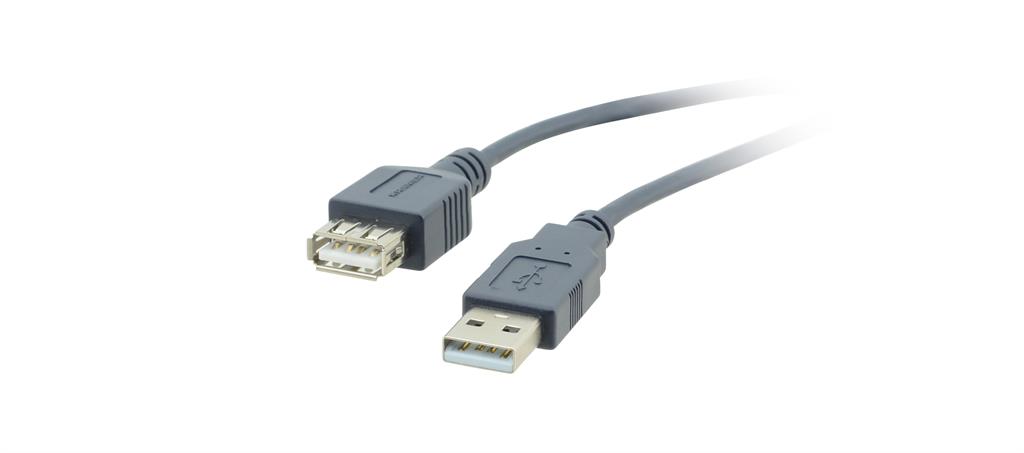 Kramer USB2 Kabel A-A - 4,6 m Skjøt A Hann -A Hunn USB Kabel Sort ...