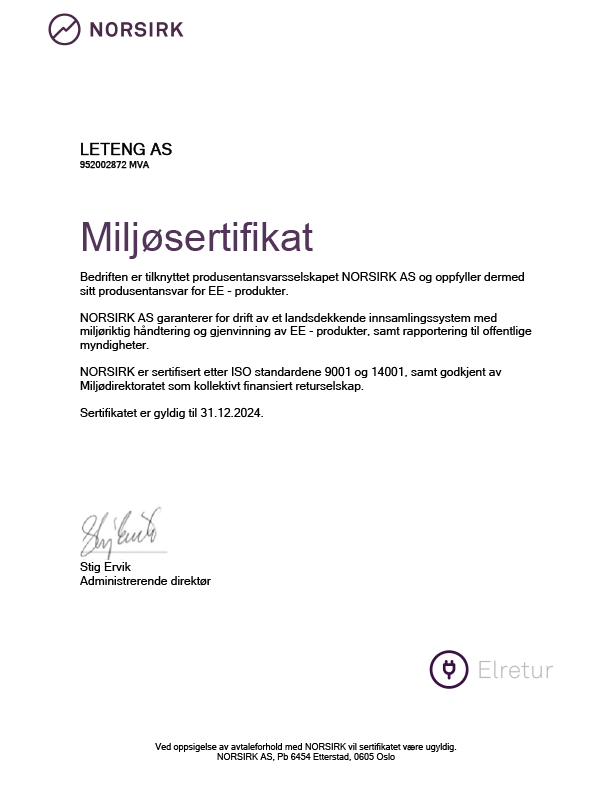 Om Leteng - Leteng AS